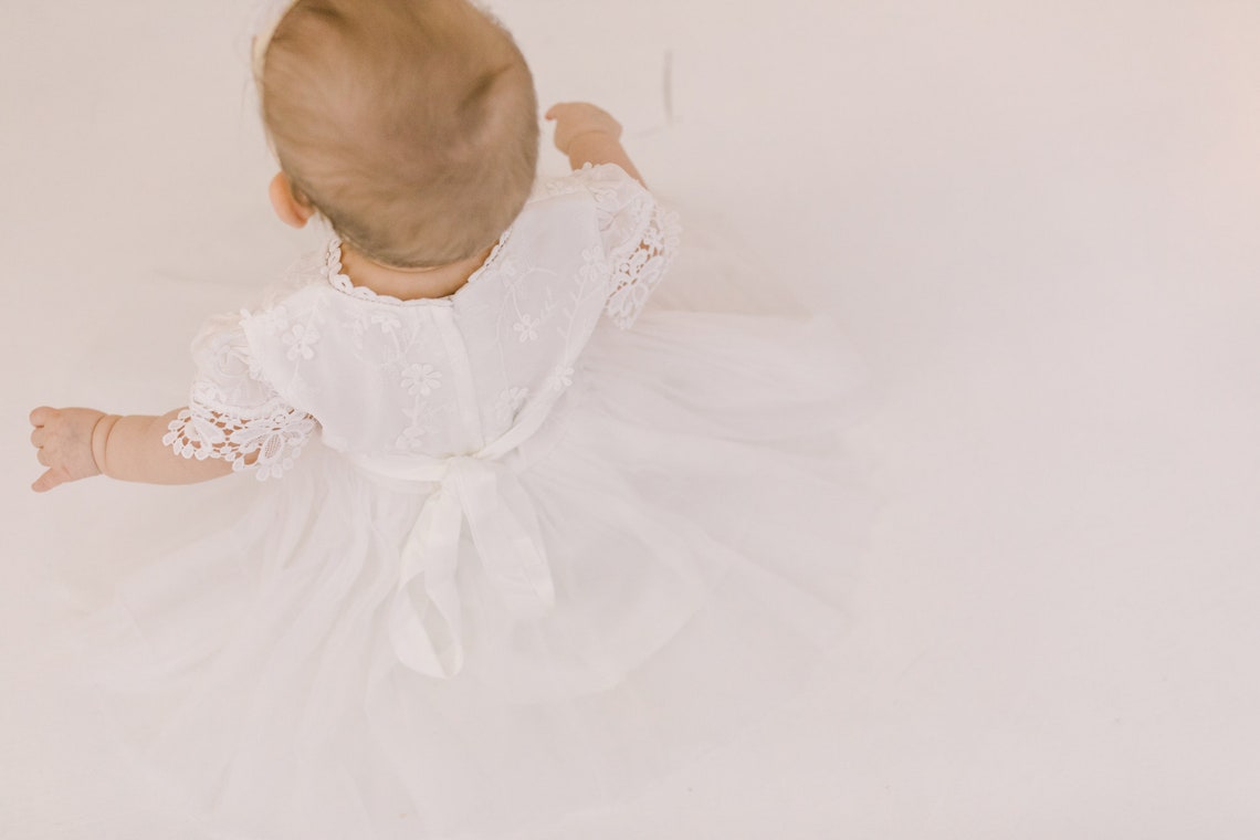 Christening Gown White Newborn Baby Dress Newborn Lace - Etsy