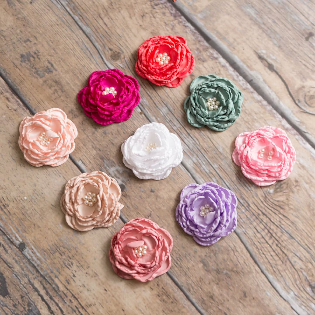 Flower Girl Hair Clip, Floral Wedding Headpiece, Flower Alligator Clip ...