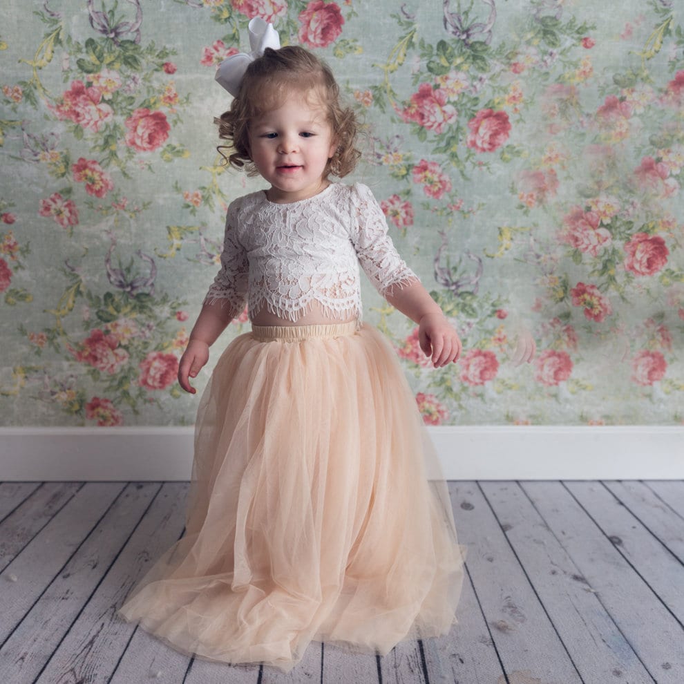 Champagne Tulle Princess Tutu Two Piece Skirt White Lace - Etsy Australia