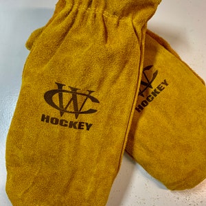 Leather Chopper Mittens Custom Engraved | Custom Branded and ...