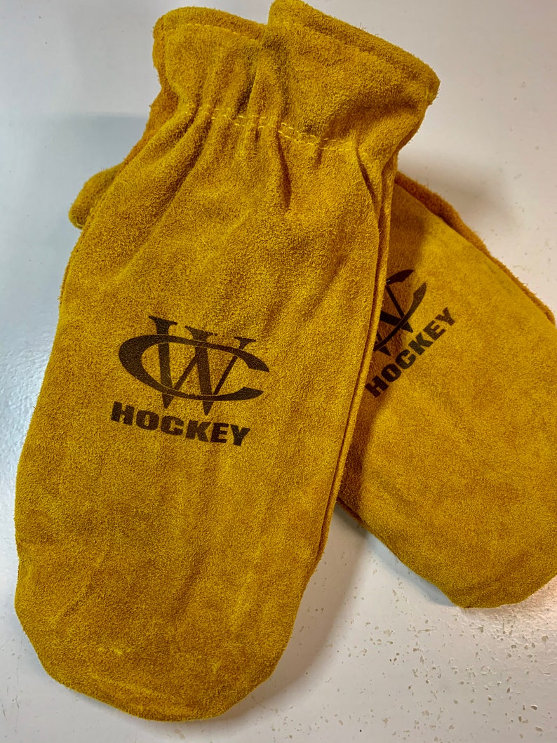 Leather Chopper Mittens Custom Engraved | Custom Branded and ...