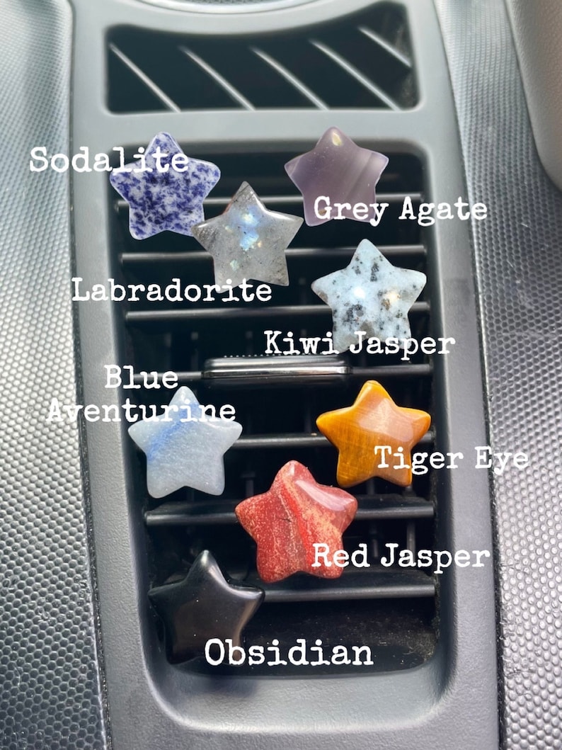 Crystal Star Car Vent Clip - Etsy