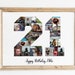 TWO Photo Collage, Second Birthday Collage, Number 2 Poster, DIGITAL ...