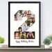 Number 2 Photo Collage Second Birthday Gift Custom - Etsy