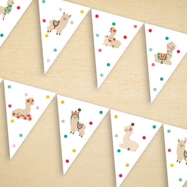 Llama Garland - Etsy