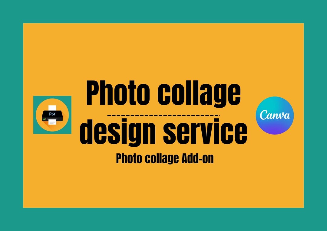 ADD ON: Photo Collage Service. I Will Make the Collage for You. - Etsy