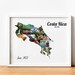 Costa Rica Photo Collage Honeymoon Wedding Gift, Custom Travel ...
