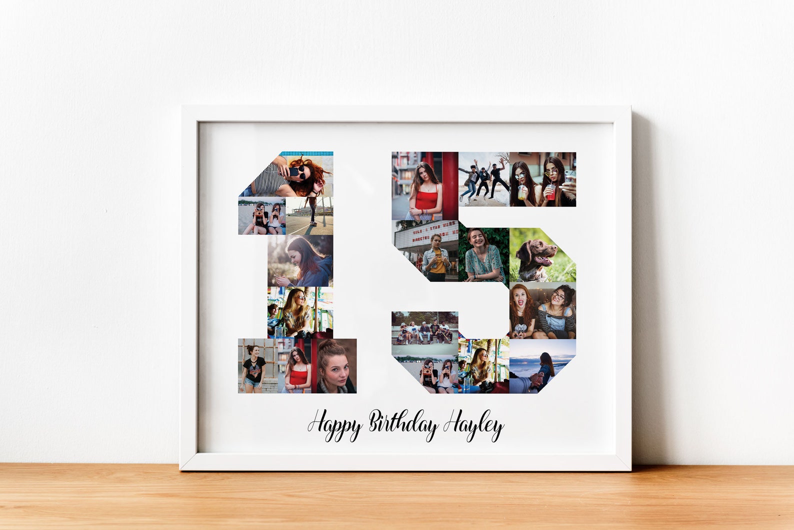 Sweet 15 Photo Collage Quinceañera Birthday Gift 15th | Etsy