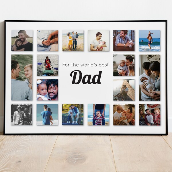 Dad Photo Collage - Etsy Canada