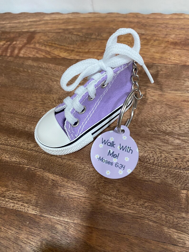 Walk With Me Shoe Keychain, 2026 LDS Youth Theme, YW Gift, LDS ...