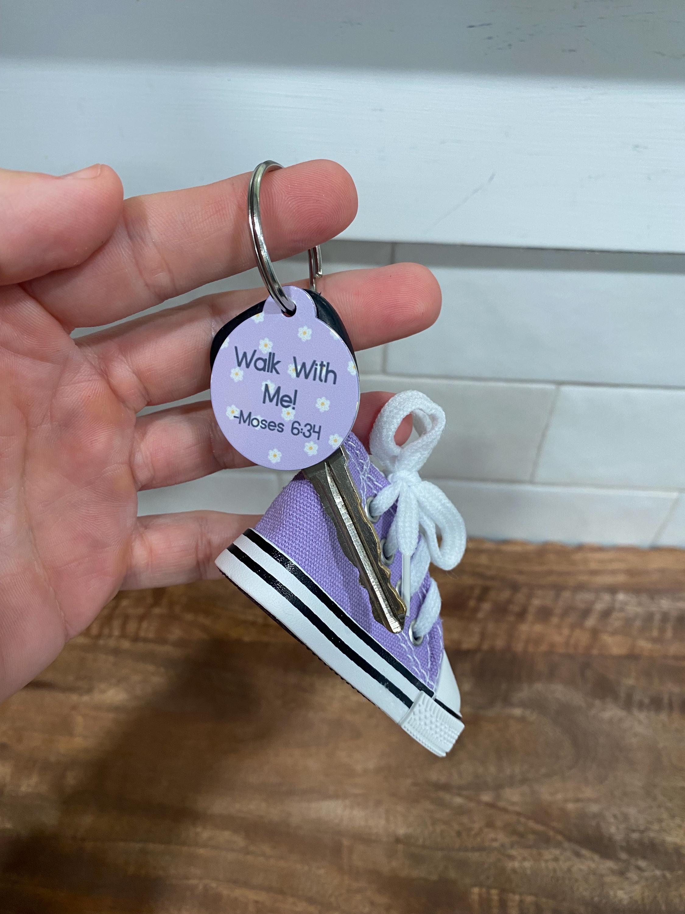 Walk With Me Shoe Keychain, 2026 LDS Youth Theme, YW Gift, LDS ...