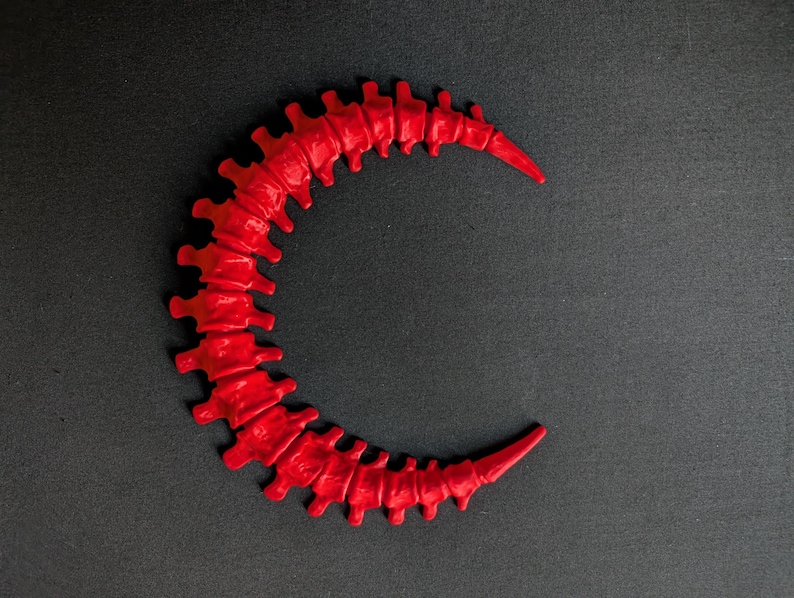 Bone Moon Wall Sculpture, Gothic Moon Spine Home Decor, Fantasy Art ...