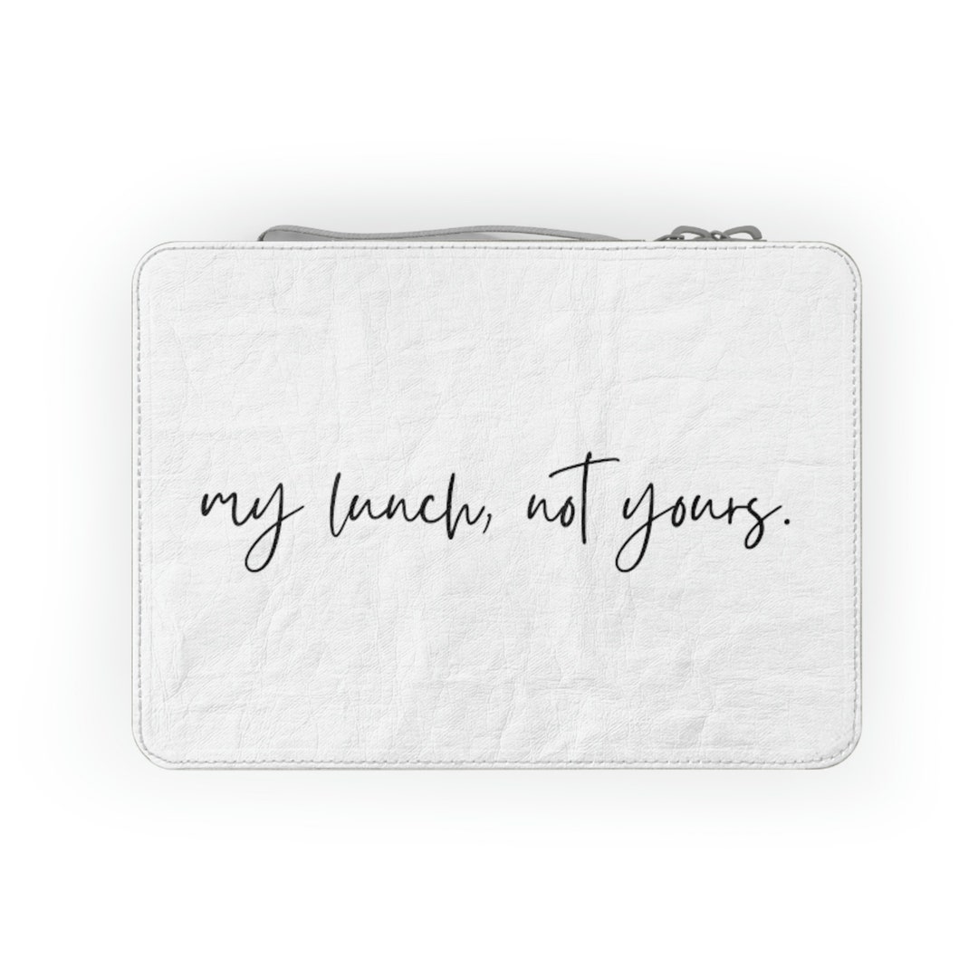 My Lunch, Not Yours Paper Lunch Baggift Mode - Etsy