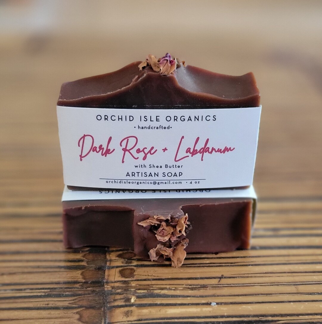 Dark Rose and Labdanum Handcrafted Artisan Soap - Etsy