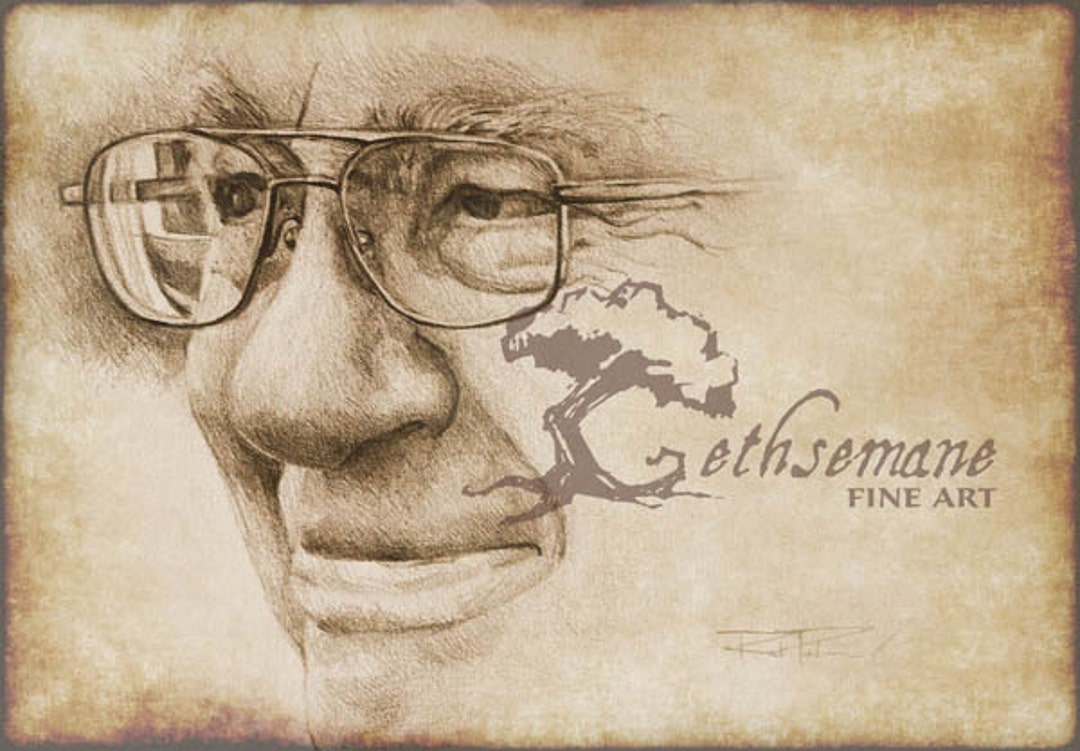 President Hinckley "still Here" Paper Print by Rod Peterson LDS Prophet ...