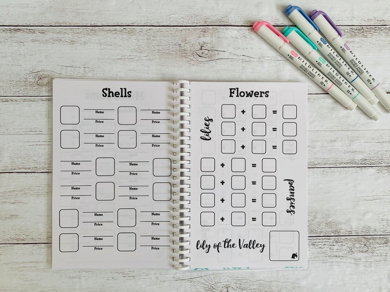 ACNH Island Planner Journal for Animal Crossing Adventures - Etsy