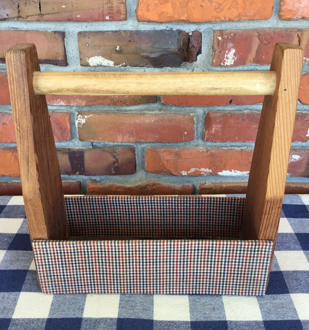 SALE Caddy With Handle Mason Jar Holder, Centerpiece, Organizer, Craft ...