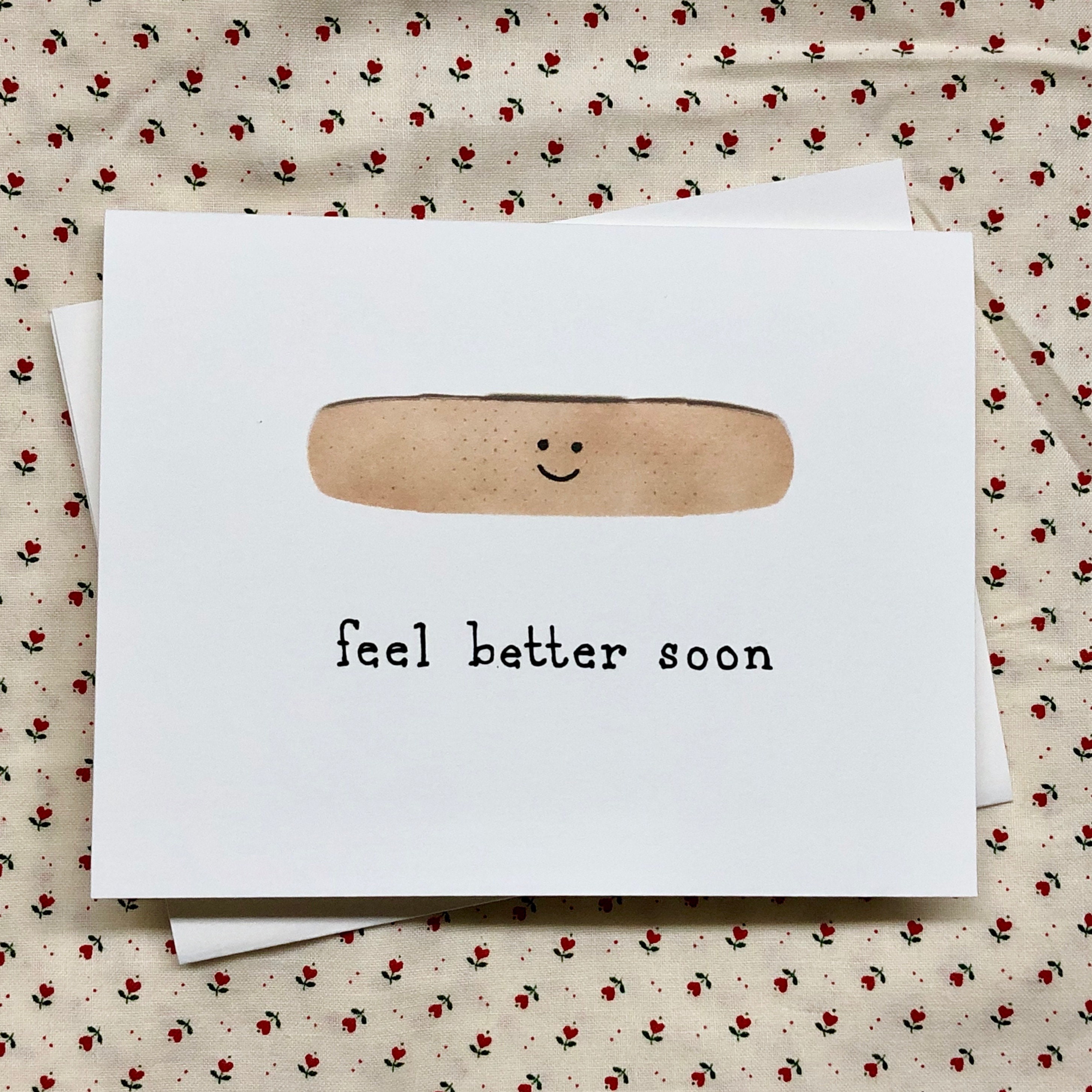 Band-aid Get Well Card - Etsy
