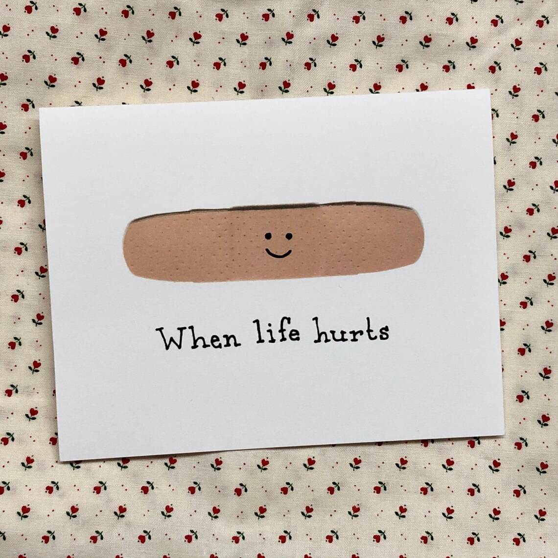 Band-aid Sympathy Card - Etsy