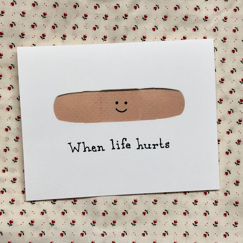 Band-aid Sympathy Card - Etsy