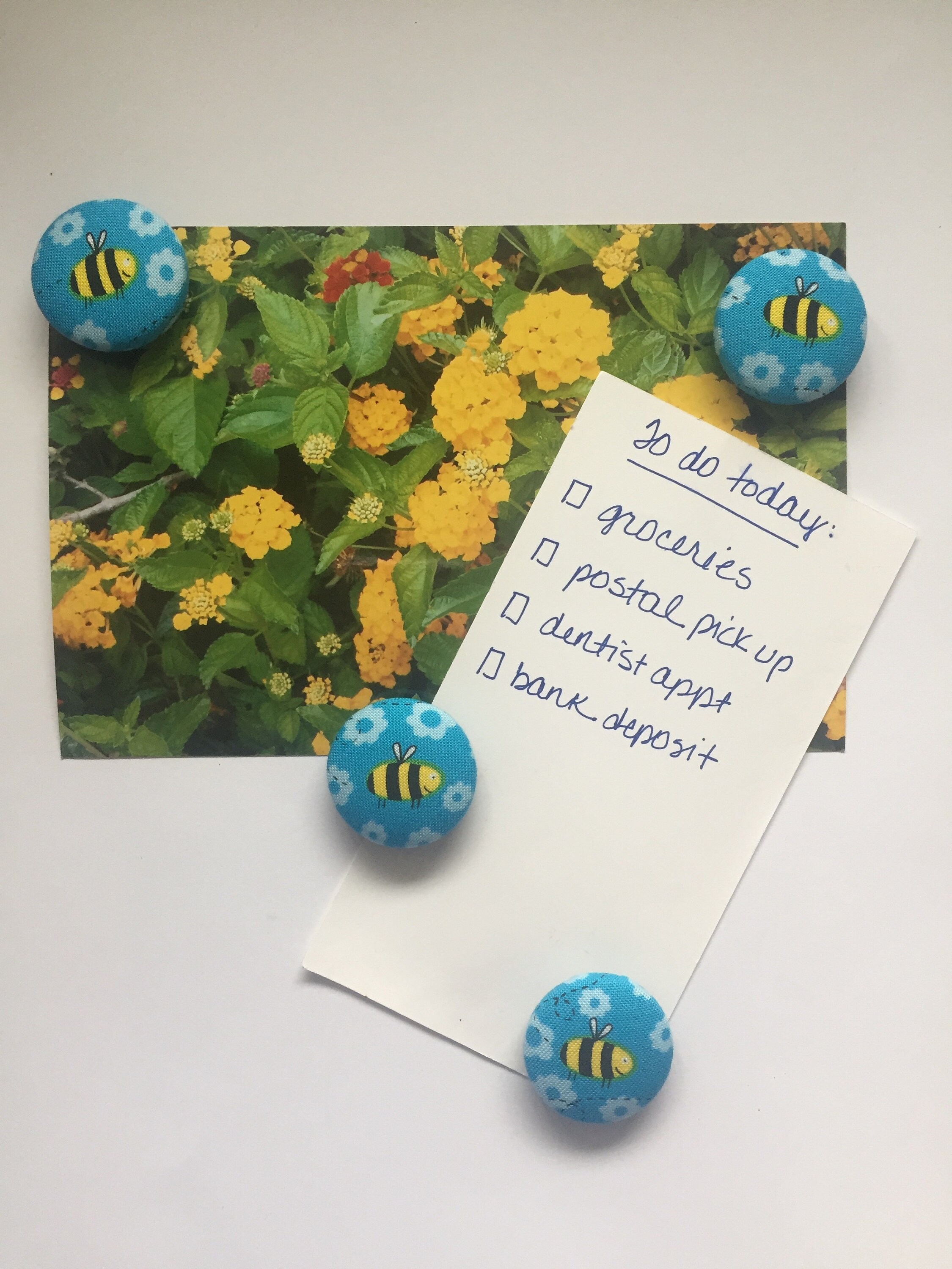Bee Magnets, Refrigerator Magnets, Office Decor, Bee Decor, Kitchen ...