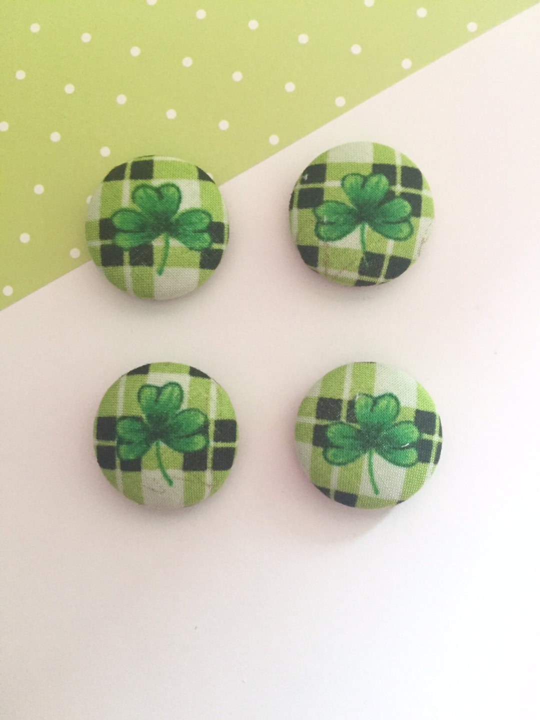 Shamrock Magnets, Shamrock Magnets, Cute Magnets, Cubicle Decor, Gifts ...