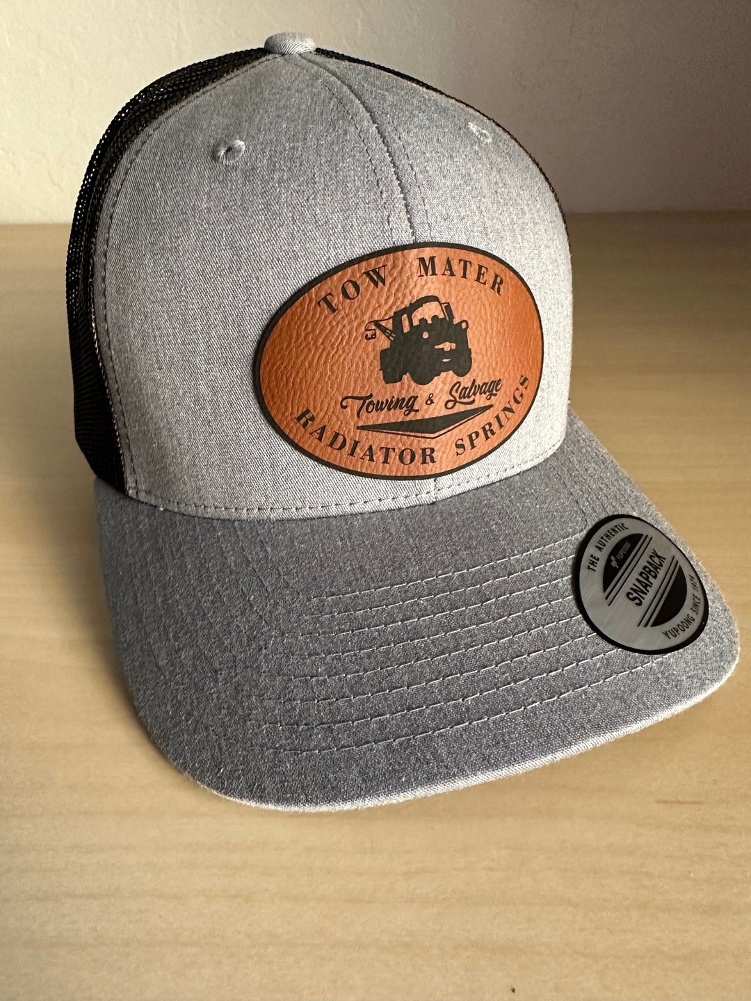 Adult Disney Tow Mater Towing & Salvage Trucker Hat, Men Carsland Radiator Springs Cap, YP6606 ...