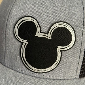 Adult Disney Mickey Mouse Outline Trucker Hat Mens Disneyland - Etsy
