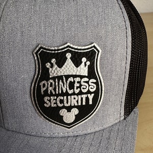 Adult Disney Princess Security Trucker Hat, Mens Disneyland Trucker Hat ...
