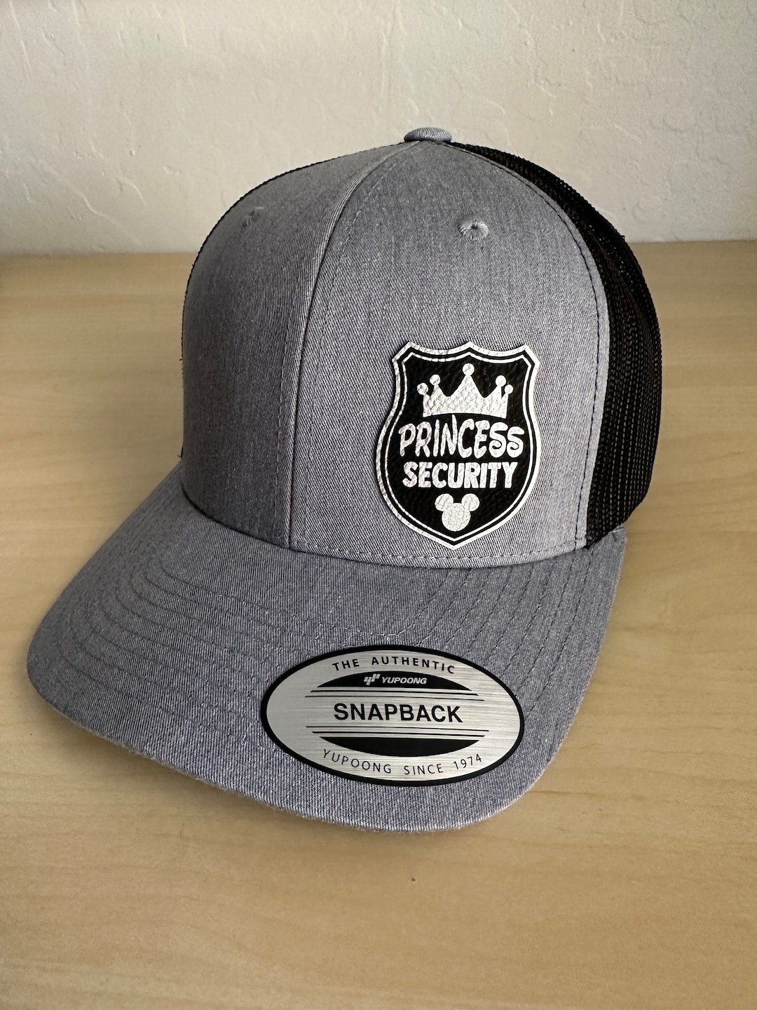 Adult Disney Princess Security Trucker Hat, Mens Disneyland Trucker Hat, YP6606 Leatherette ...