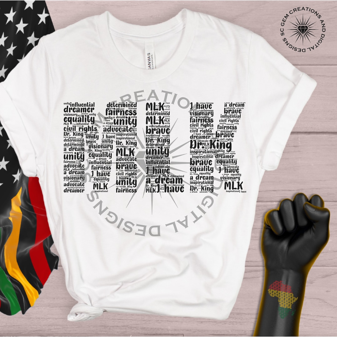 MLK Word Cloud Svg, MLK Svg, I Have a Dream Svg, MLK Day, Martin Luther ...