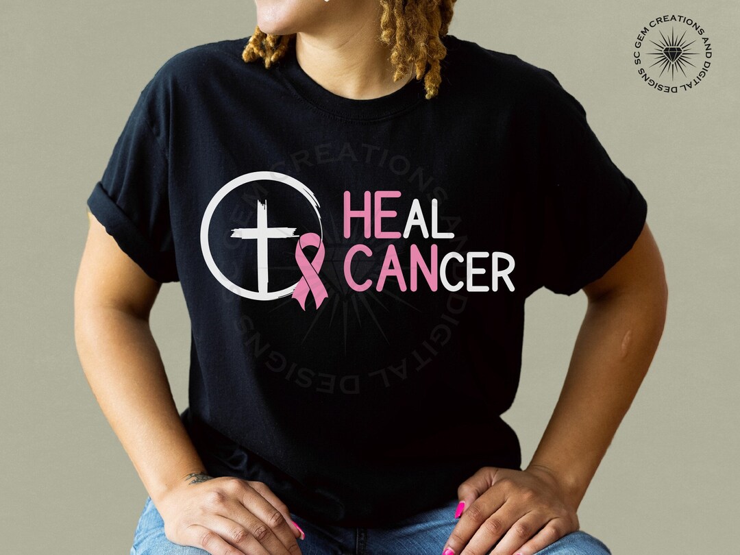 He Can Heal Cancer Svg Instant Download, Breast Cancer Svg, Cancer ...