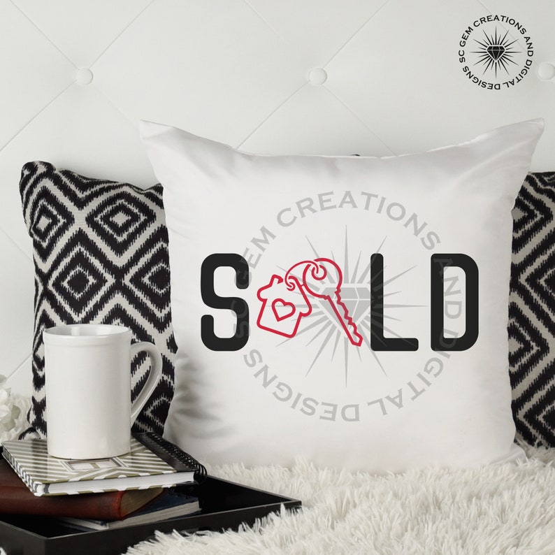 Sold SVG Real Estate Sold Svg House Keychain Svg Realtor - Etsy