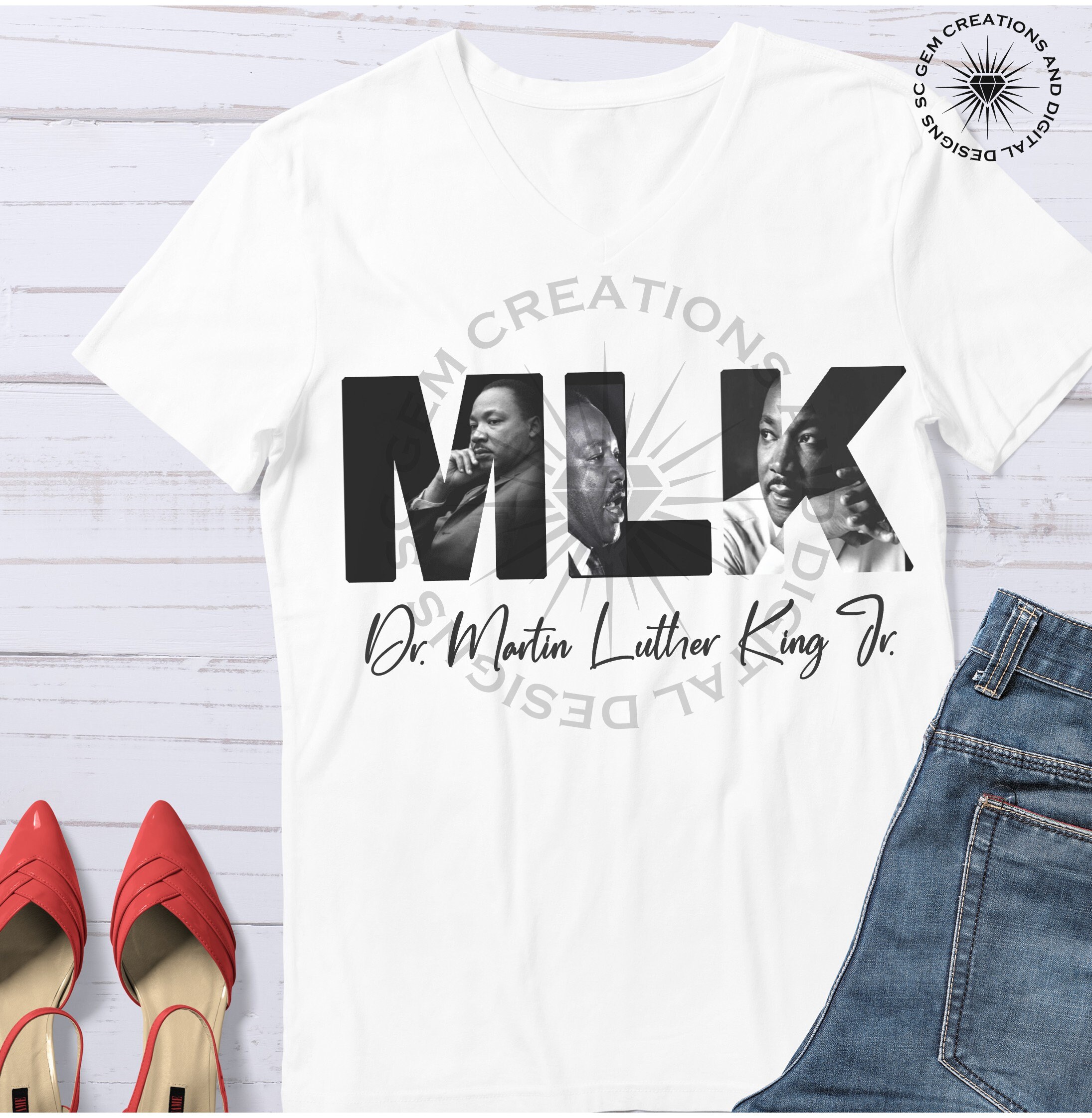 MLK SVG Martin Luther King Jr Print File Martin Luther King - Etsy