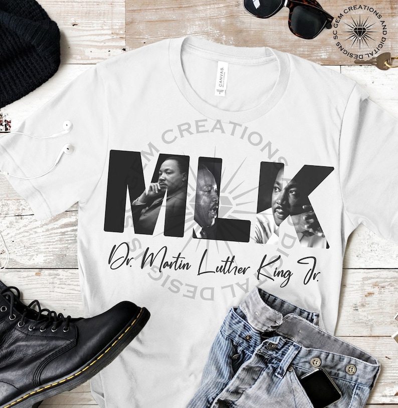 MLK SVG, Martin Luther King Jr Print File, Martin Luther King, MLK Day ...