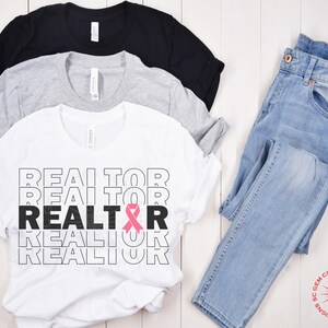 Realtor Cancer Ribbon Svg Instant Download, Realtor Png, Real Estate ...