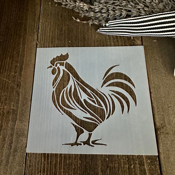 Rooster Stencil - Etsy