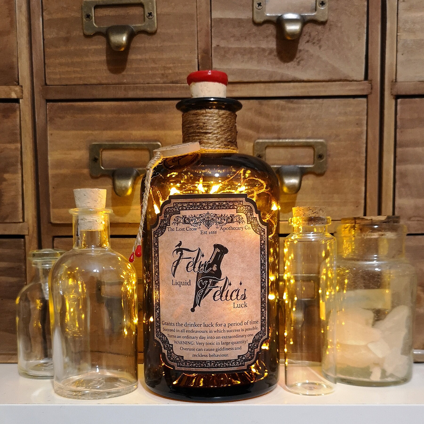 500ml Harry Potter Felix Felicis Liquid Luck The Lost Crow | Etsy