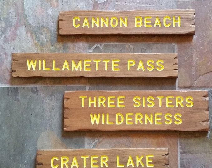 Campground Signs, Customizable, Carved, Routed, Cedar, Hand Painted ...