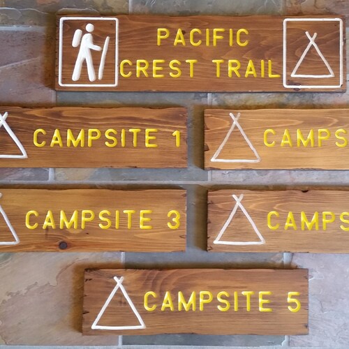 Campground Signs Park Signs Customizable Carved Routed - Etsy