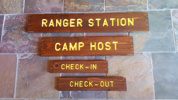 Campground Signs Park Signs Customizable Carved Routed - Etsy