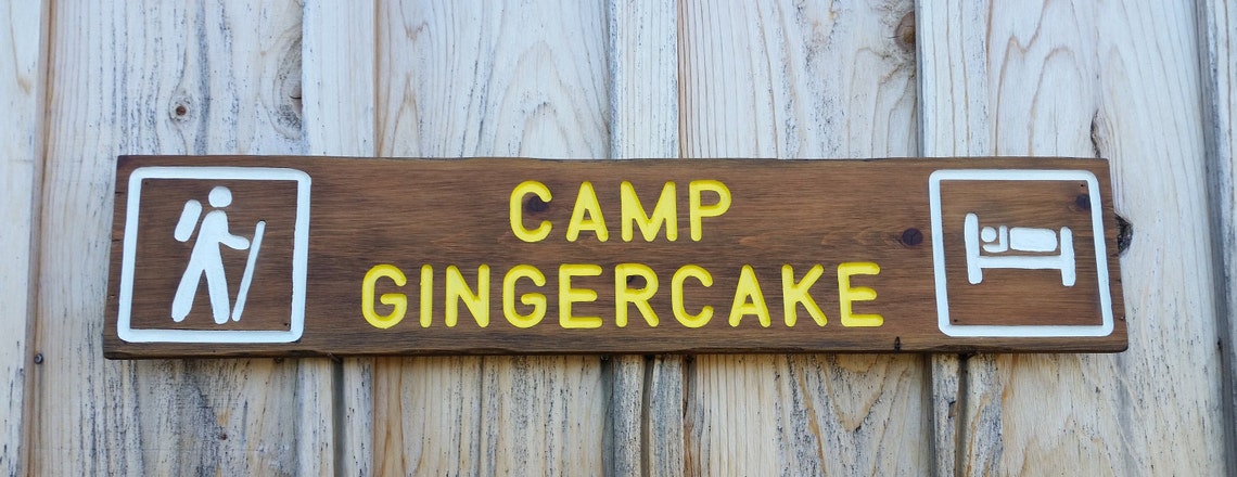 Campground Signs Park Signs Customizable Carved Routed - Etsy