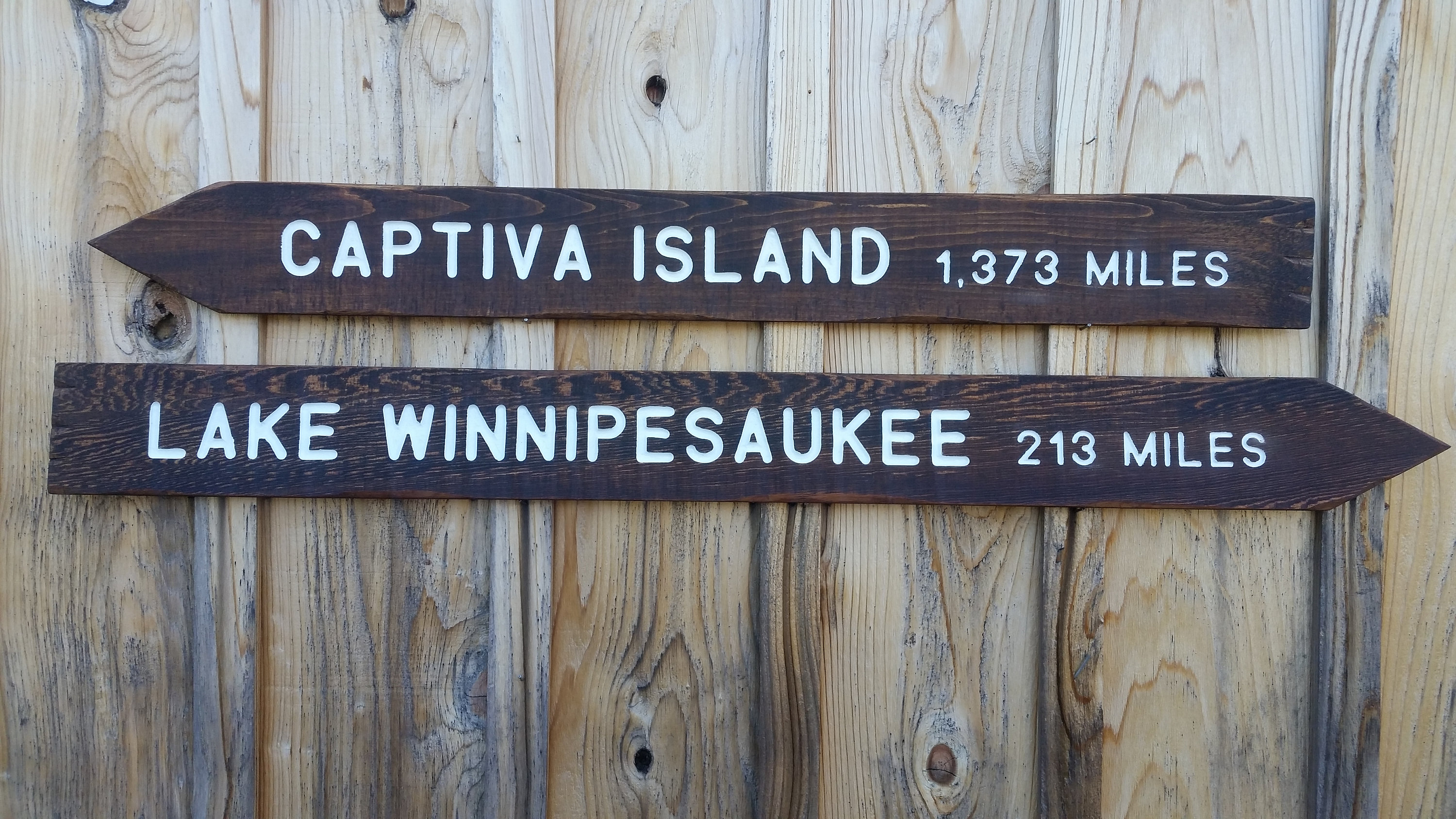 Custom Carved Cedar Arrow Directional Outdoor Sign Medium | Etsy