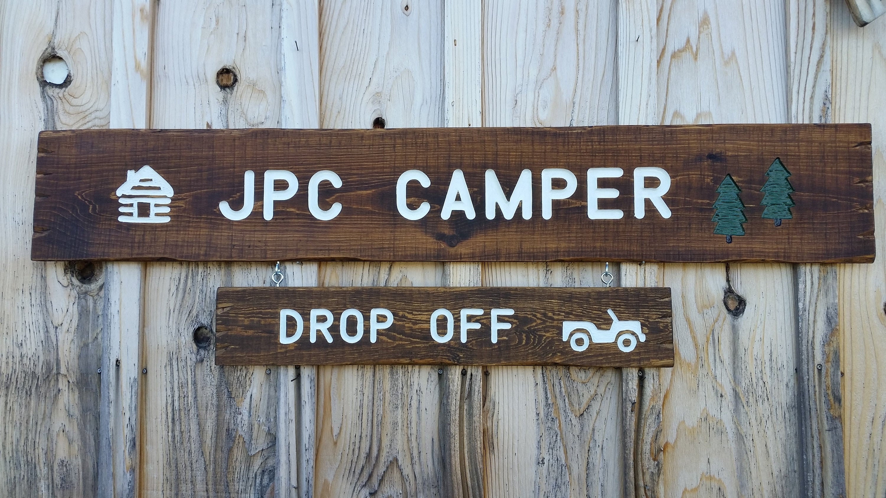 Campground Signs Park Signs Customizable Carved Routed | Etsy