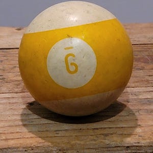Billiard Ball #9, Vintage Pool Ball - Etsy