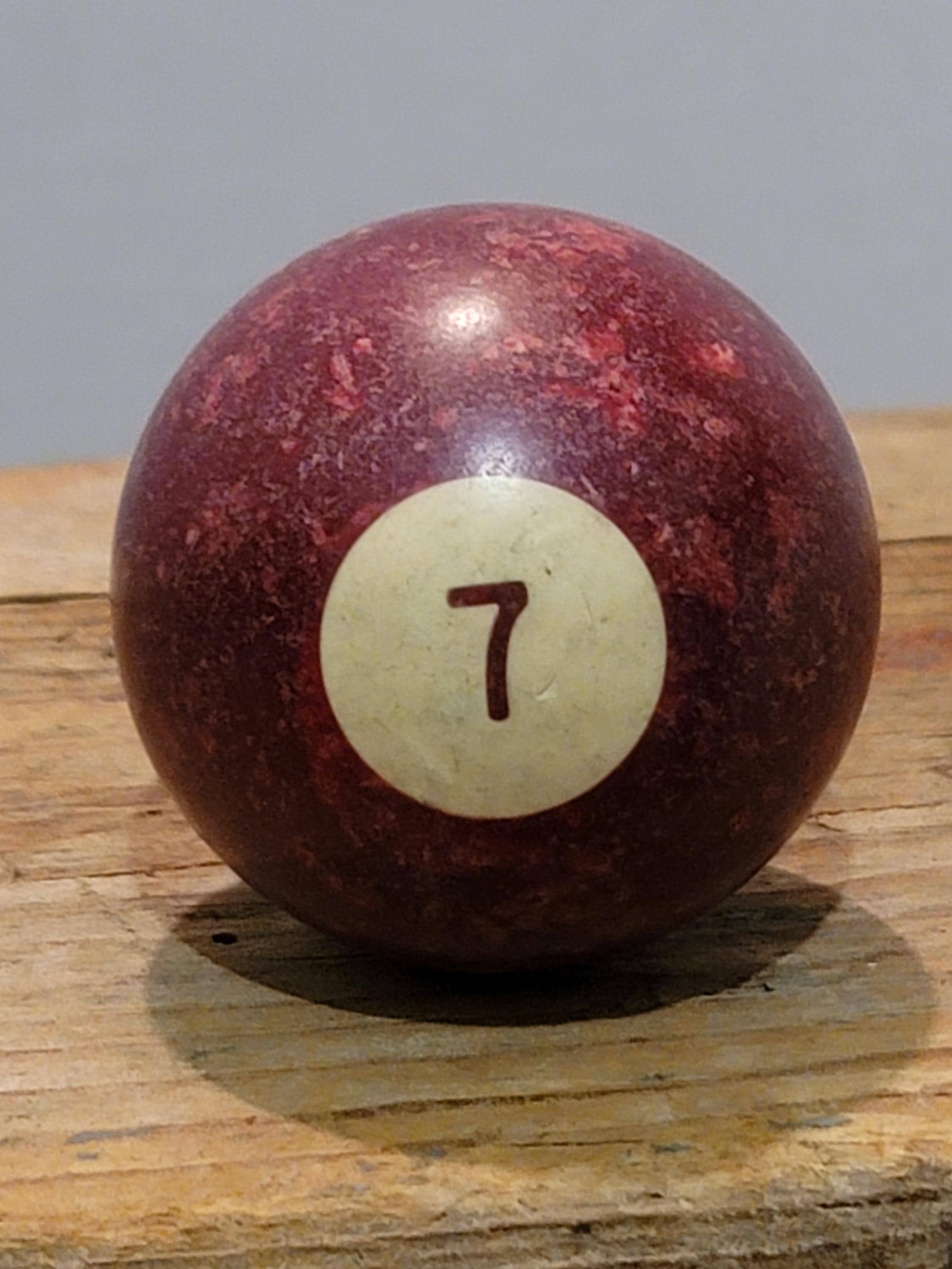 Billiard Ball #7, Vintage Pool Ball - Etsy