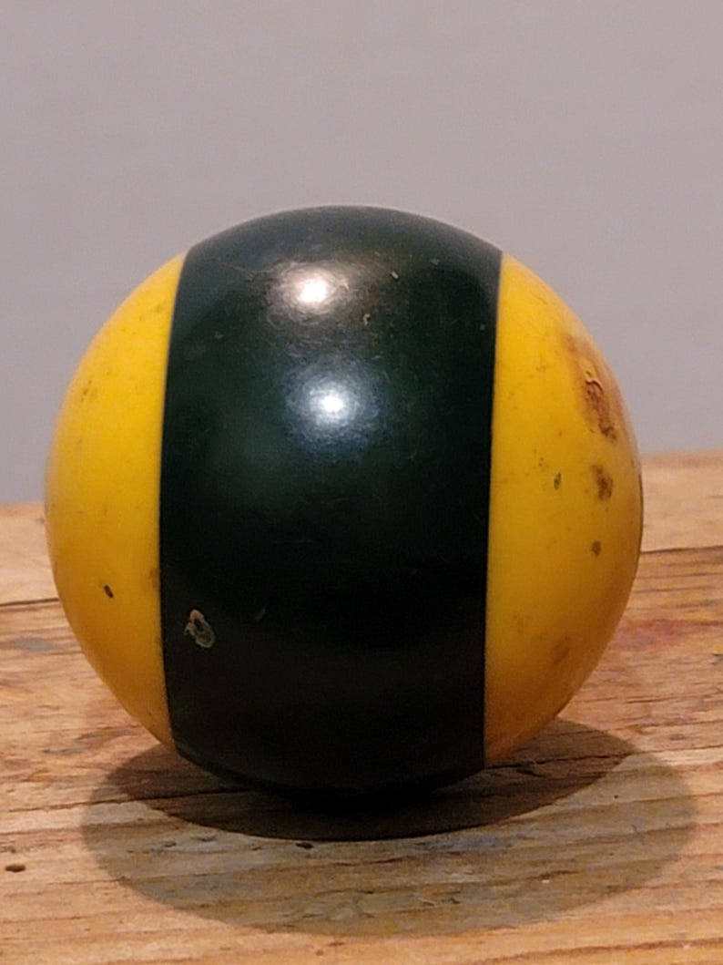 Billiard Ball #14, Vintage Pool Ball - Etsy