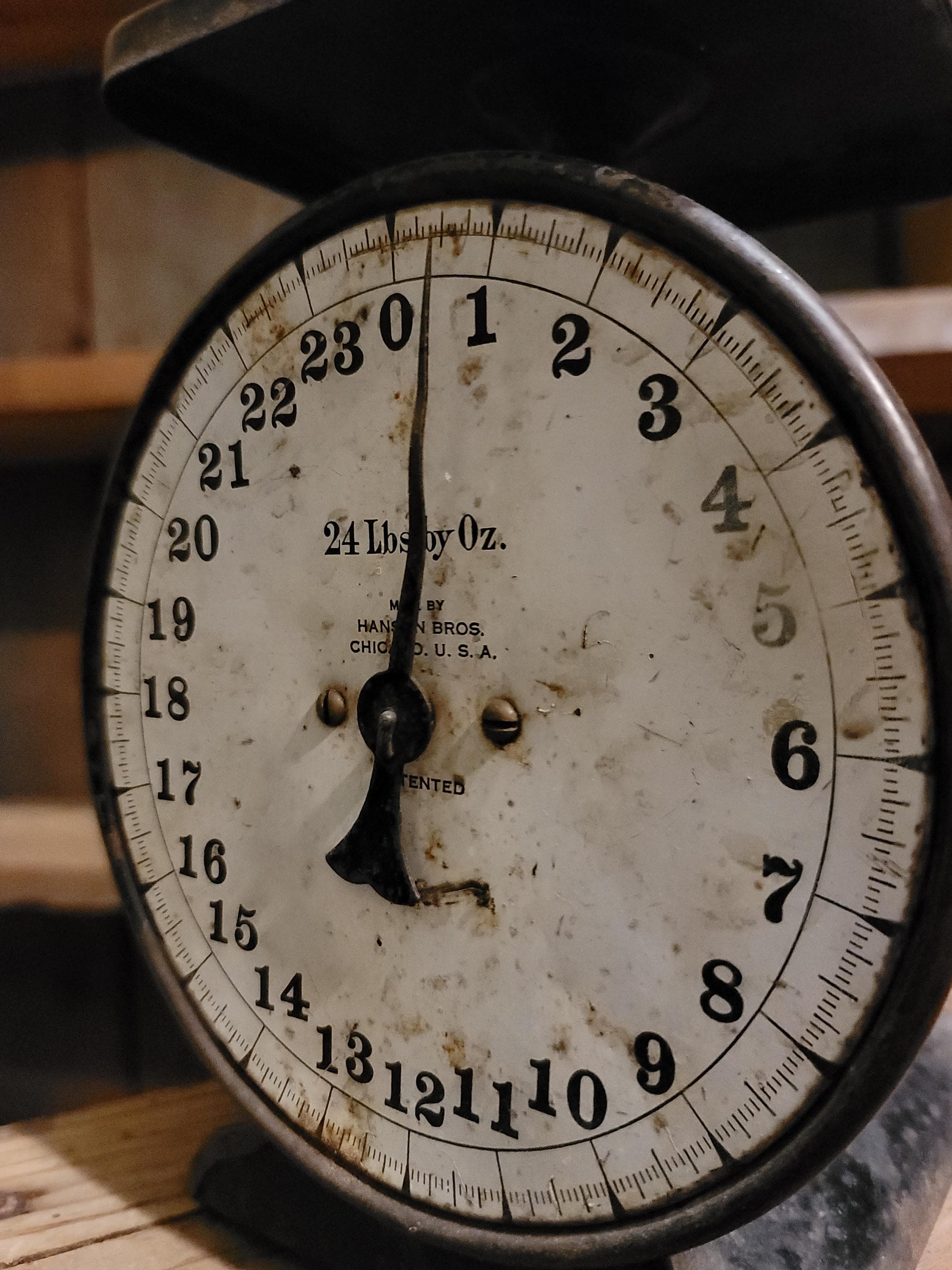 Antique Metal Scale 24lb Hanson Bros. Chicago U.S.A - Etsy