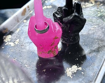 Middle Finger Jibbitz Croc Charm Hand Painted Shoe Charm Funny Funny ...