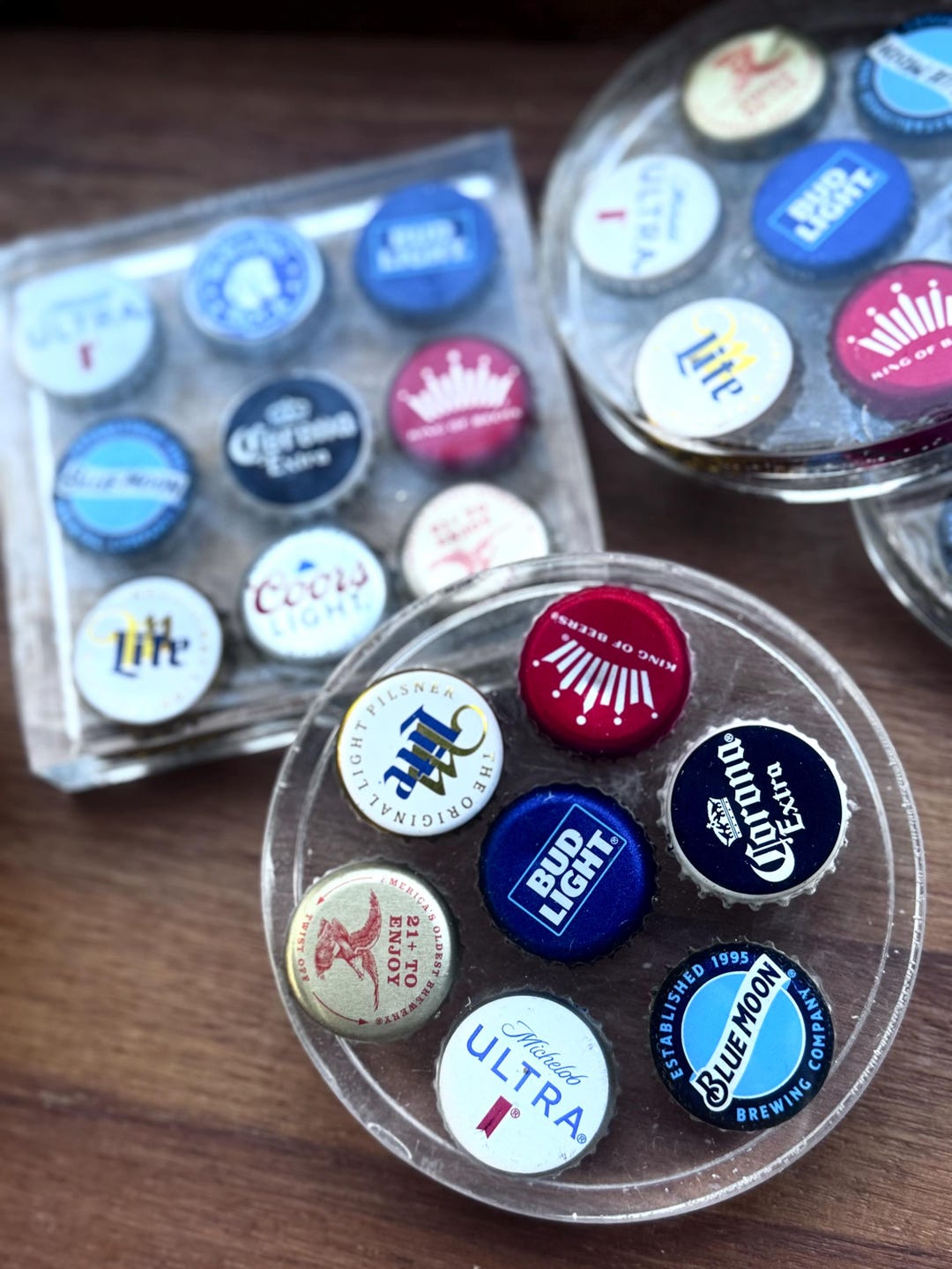 Custom Beer Coasters | Repurposed Home Goods | Groomsmen Gifts | Home ...
